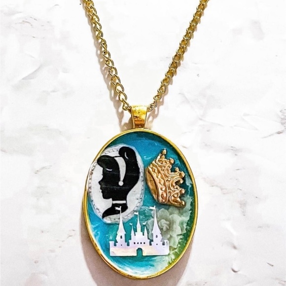 Jewelry | Princess Cinderella Gold Pendant Necklace | Poshmark